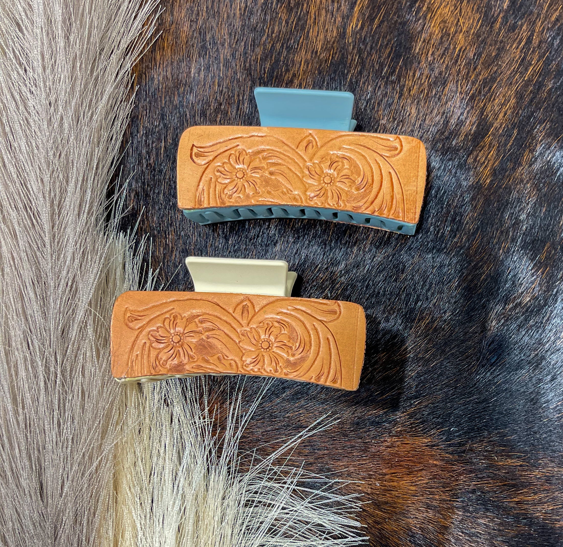 Tooled #3 Claw Clip – The Rustic C Boutique